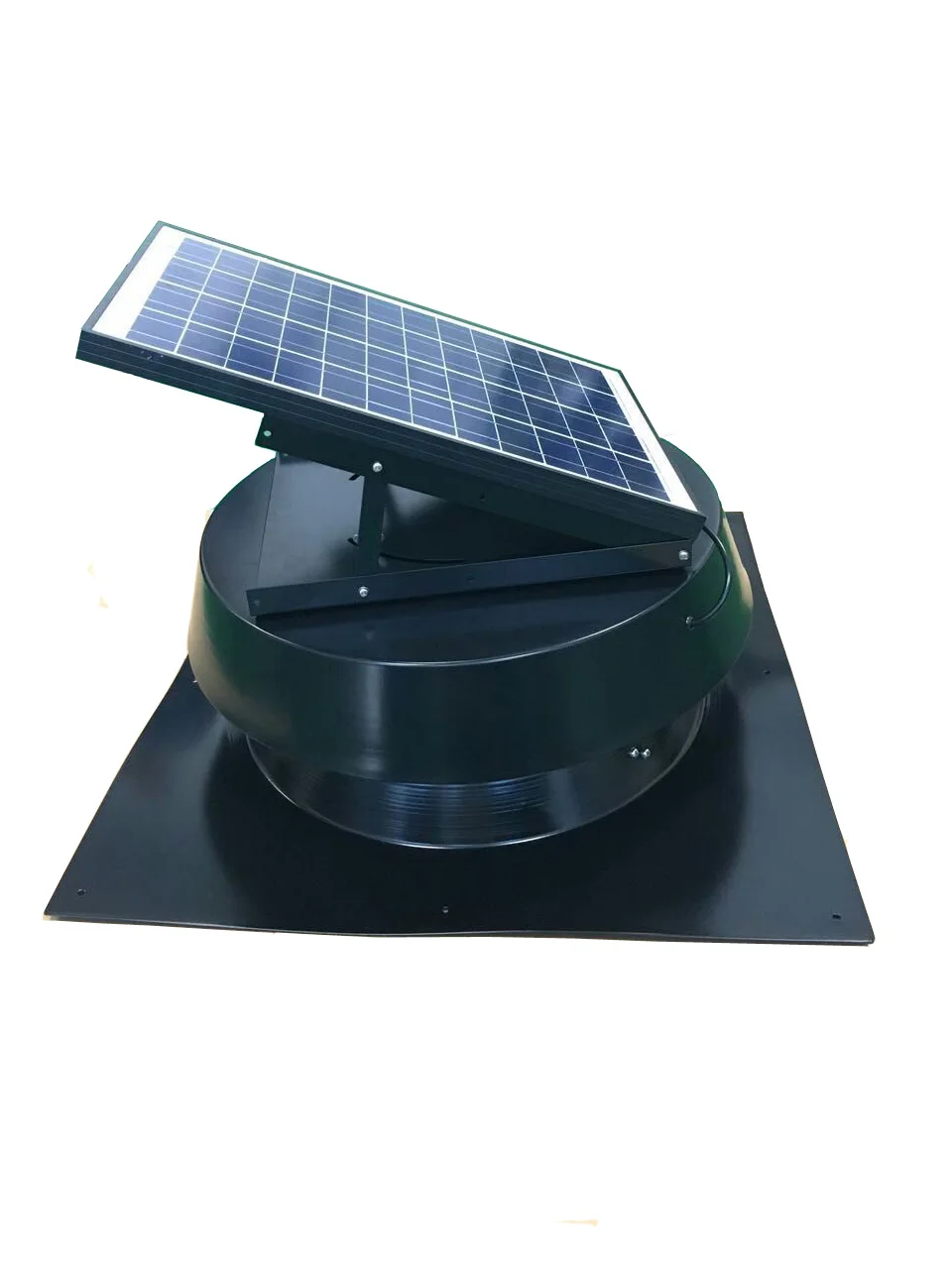 25w Solar Roof Vent With 60 Degree Horizontal Adjustment Solar Panel ...