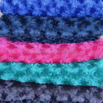 100%polyester Beautiful Minky Rose Swirl Fur Fabric - Buy Rose Swirl ...