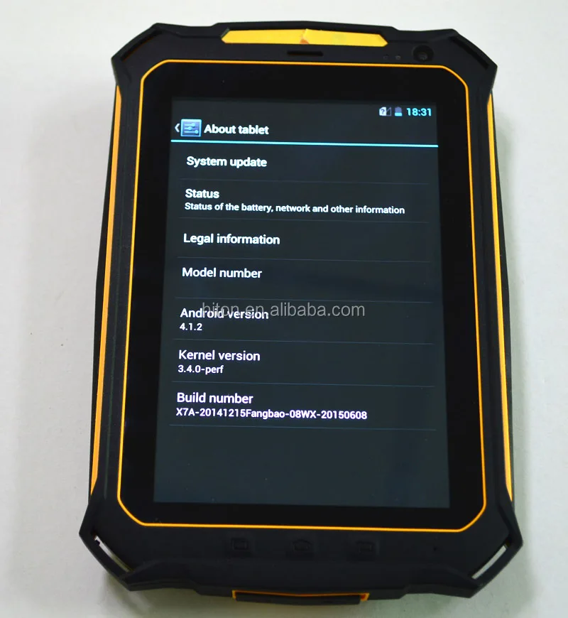 Rugged Android Tablet - 7" RS232 Ethernet Tablet PC