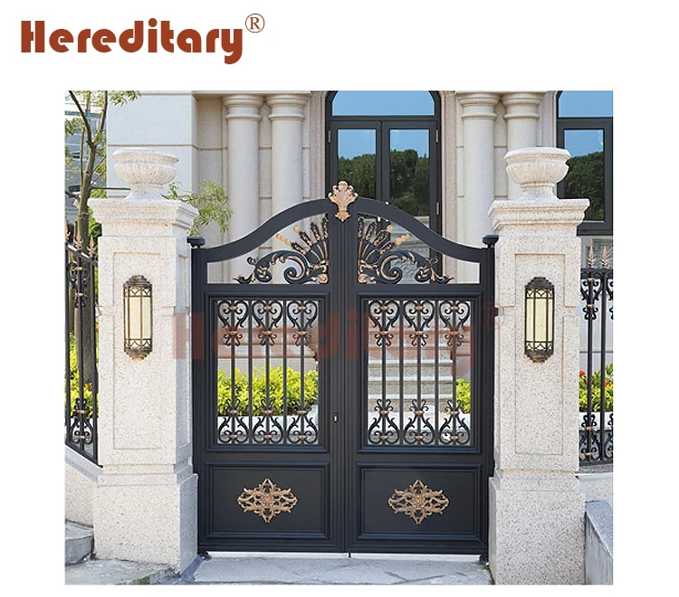 Stylish Outdoor Manual Aluminum Small Main Gate Designs For Backyard ...