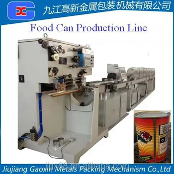 Food Tin Can Production Line,3-pc Can Making Machines - Buy Food Tin ...