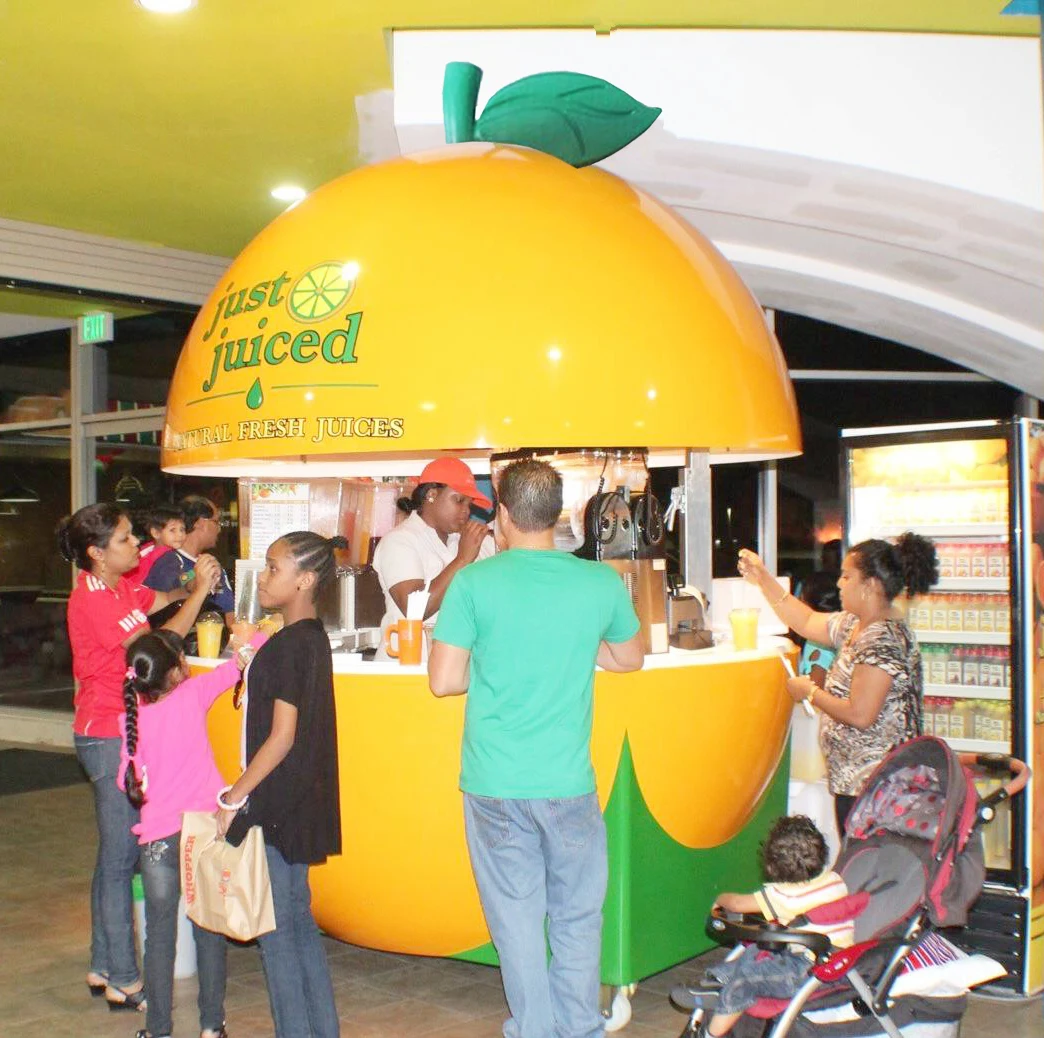 Creative Portable Fiberglass Food Kiosk Easy-to-operate Outdoor Street ...