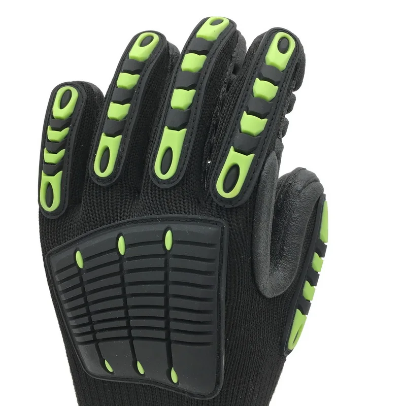 RISTA Heavy Duty Firm Grip Impact Resistant Anti Vibration Glove