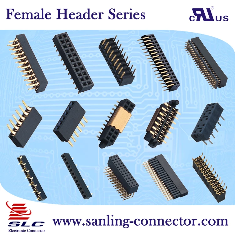 2.54mm Box Header Idc-type 10p Pcb For Contact With Idc Cable - Buy 박스 ...