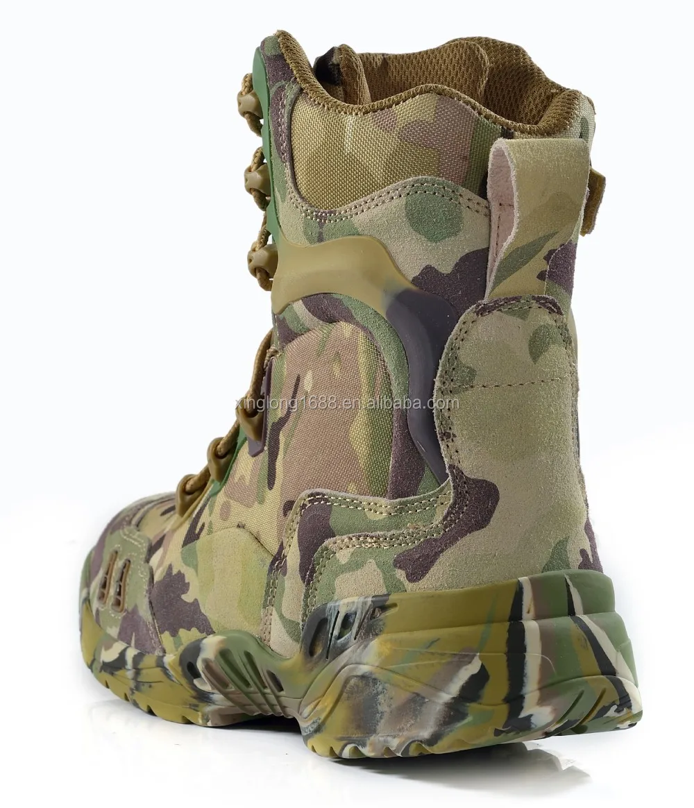 Fashion Camouflage Color Waterproof Durable Military Boots - Buy ...