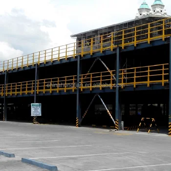 Commercial Prefab Steel Parking Structure - Buy Steel Parking Structure ...
