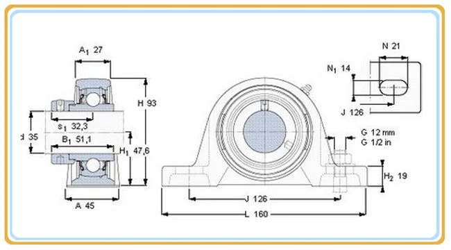 Y-bearing Plummer Block Units Sy 50 Wf Sy50wf - Buy Sy 50 Wf Sy50wf,Yel ...
