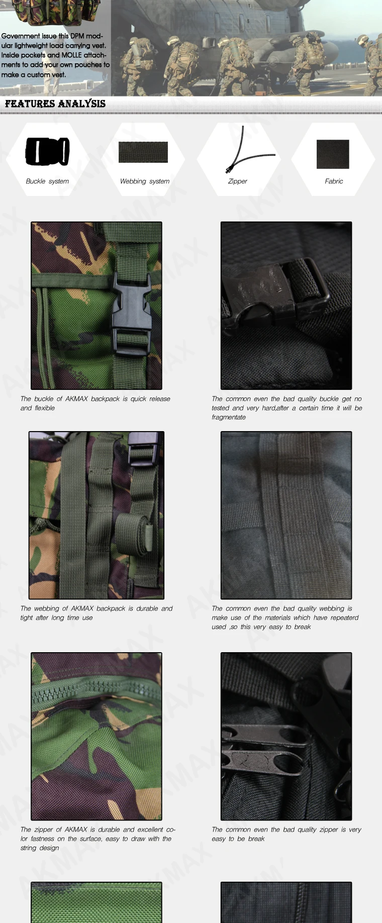 British Tactical Style U.k Dod Backpack Plce Pattern 90" Webbing Pack ...
