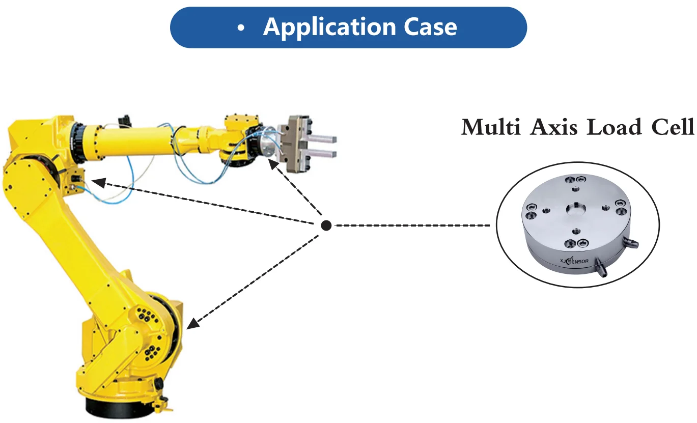 Xjc-6f-d40 Multi Axis Transducer Six 6 Axis Force Torque Sensor For Industry Robot Arm - Buy 6 ...