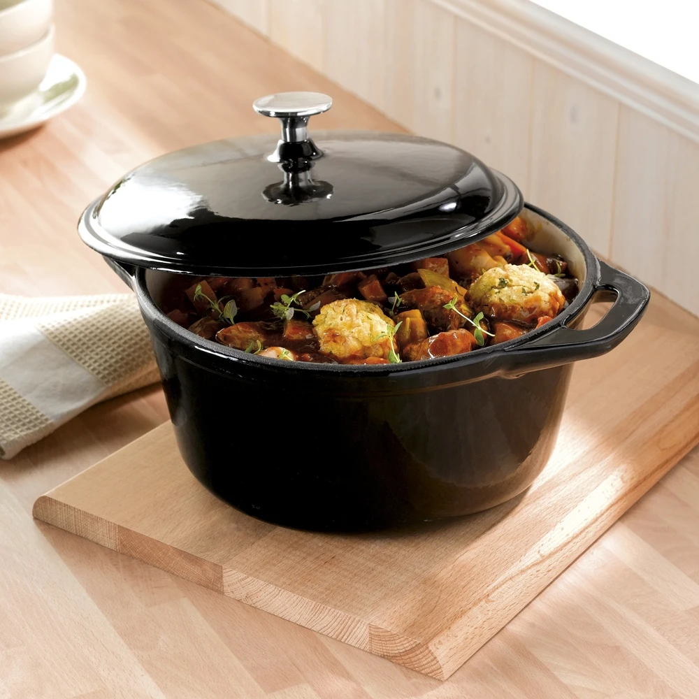 Wholesale 4pcs Enamel Cast Iron Hot Pot Casserole Set Cookware - Buy ...
