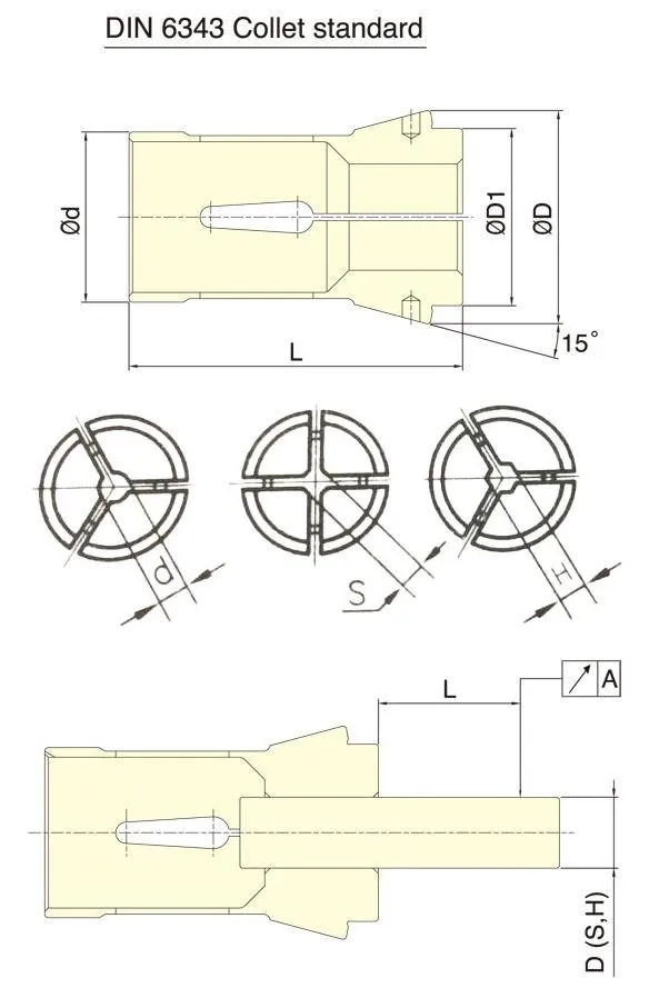 Pinza de Acero DIN6343 161E 163E 171E 173E 177E 185E 193E, Pinza ...