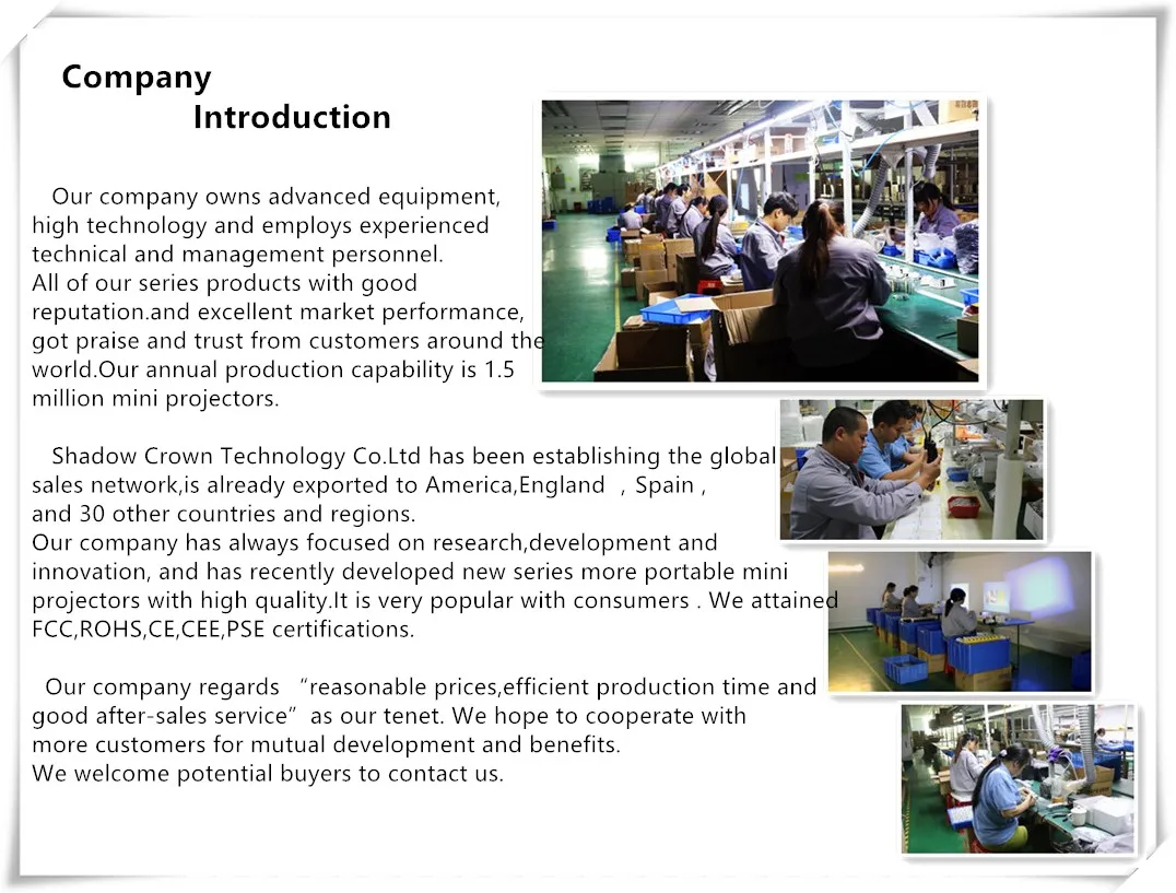 Rohs Mini LED Projector YG410 - Smart & Portable