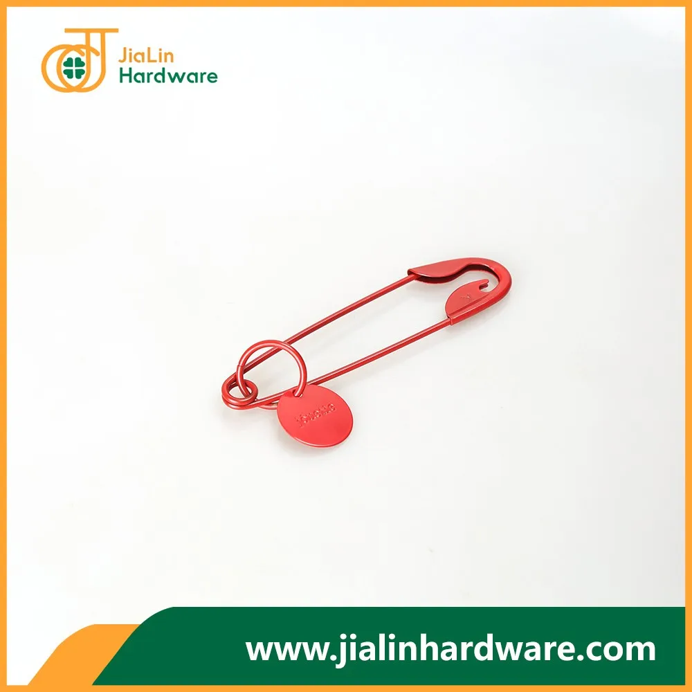 13mm Silver Color Round Steel Metal Brooch Base Safety Pin For Badge ...