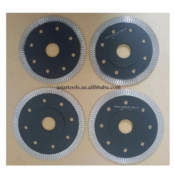 105mm Diamond Thin Rim Mesh Turbo Blade for Tile Marble Ceramic Cutting ...