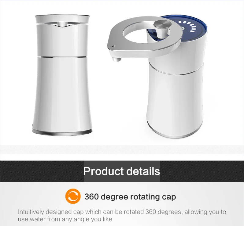 Portable Table Top Water Purifier Filter Alkaline Water Purifier 4 ...