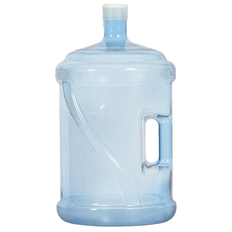 New Recyclable 5 Gallon Plastic Water Bottle with Handle & Easy Open ...