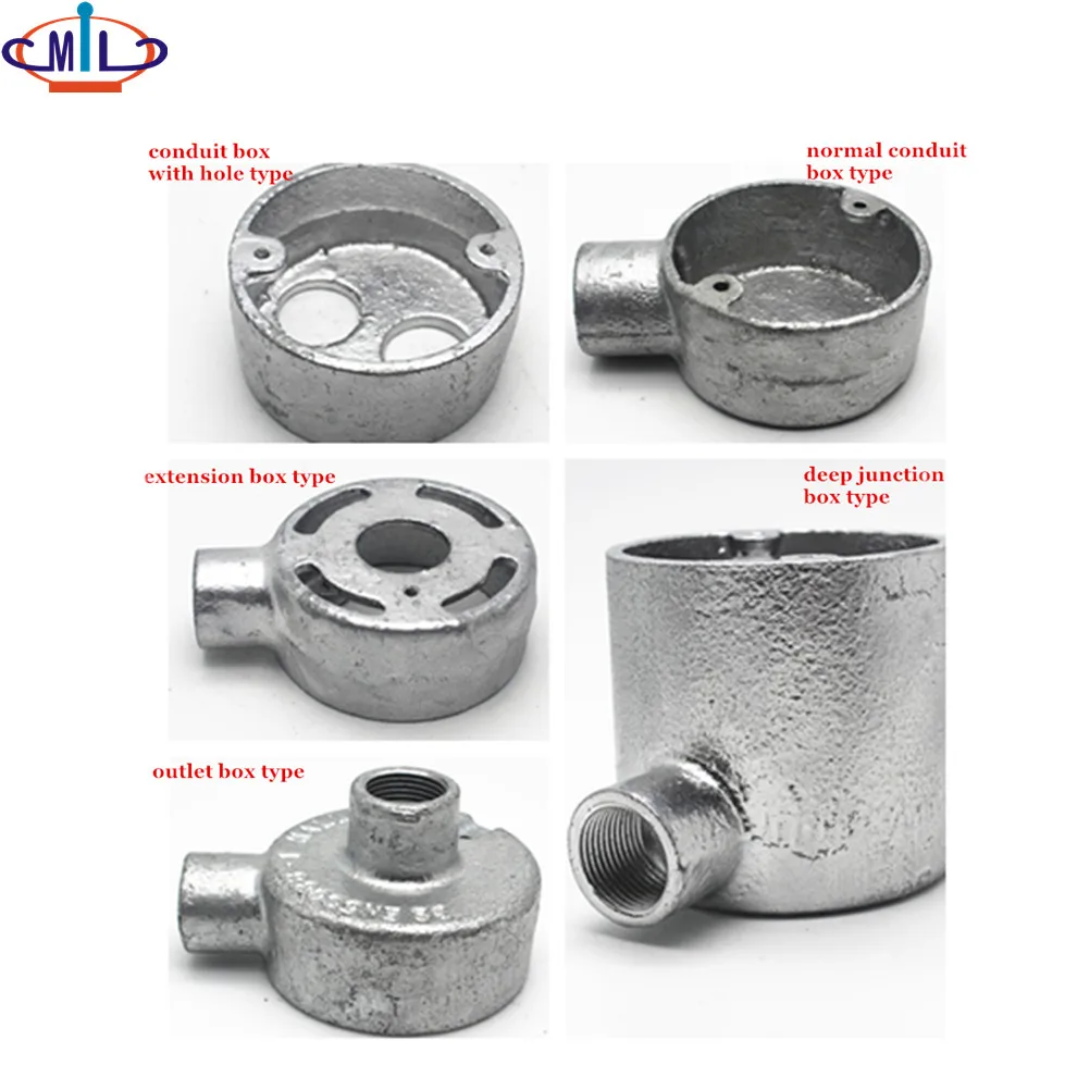 Malleable Extension Conduit 3 Way Junction Box - Buy 3 Way Junction Box ...