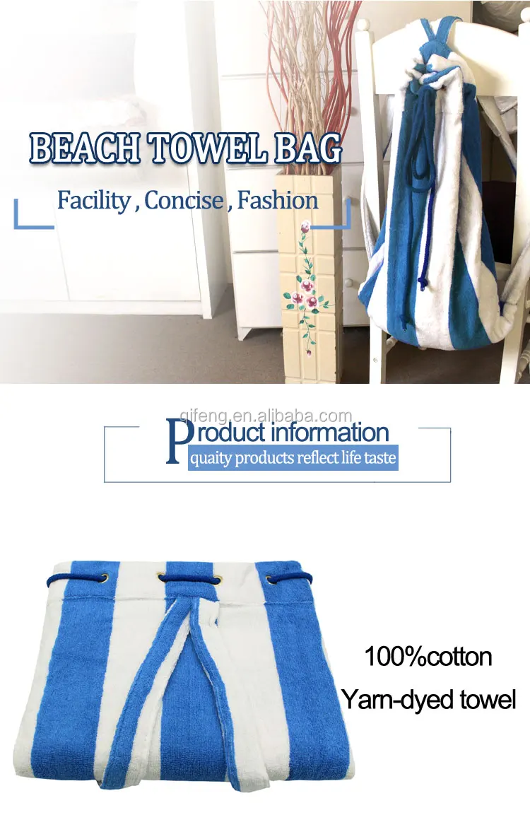 Wholesale Bulk High Quality Fringed Folding Custom Cotton 2 In 1 Beach ...