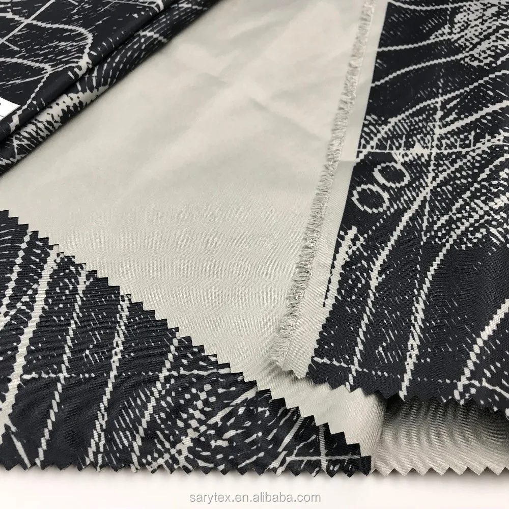 100% Polyester Transfer Printed Pu Coating Fabric - Buy Wrc6 Grade ...