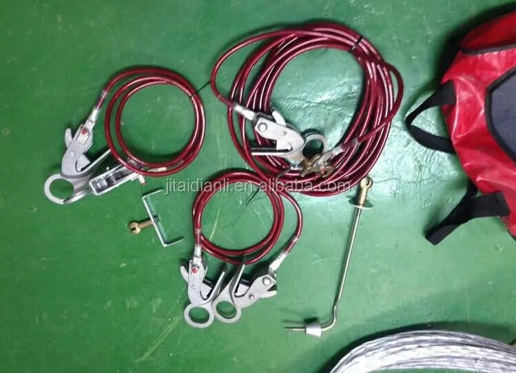 33KV Portable Earth Equipment Set with Electrical Grounding Clamps for ...
