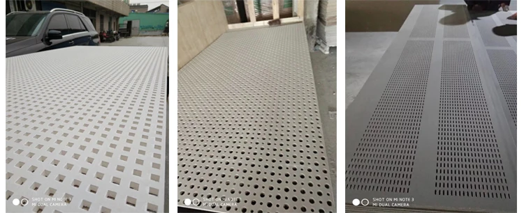 9MM China Manufacturer Drywall Acoustic Perforated Gypsum Board