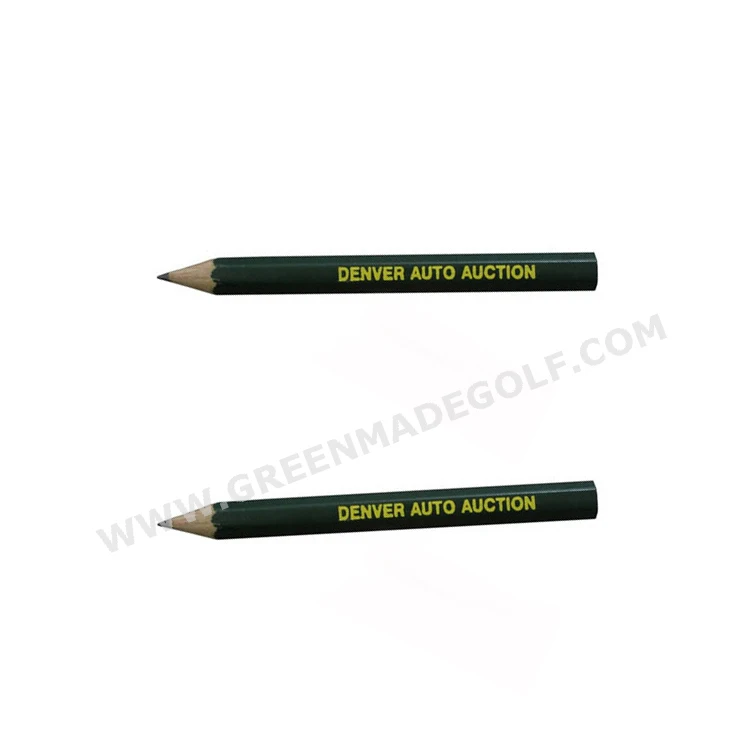 Natural HB Pencil - Wooden Mini Golf Pencils Without Eraser