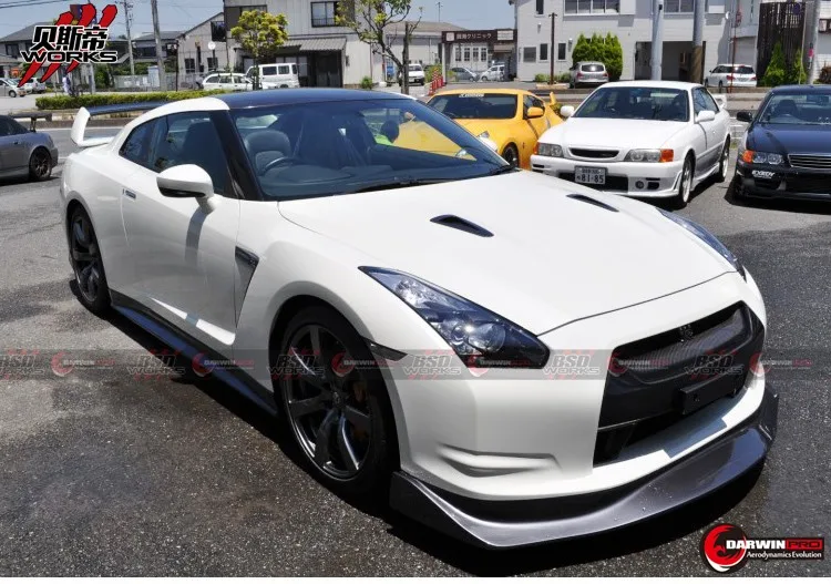 09-11 Gtr-r35 Amuse Style Carbon Fiber Front Lip - Buy Darwinpro Gtr ...