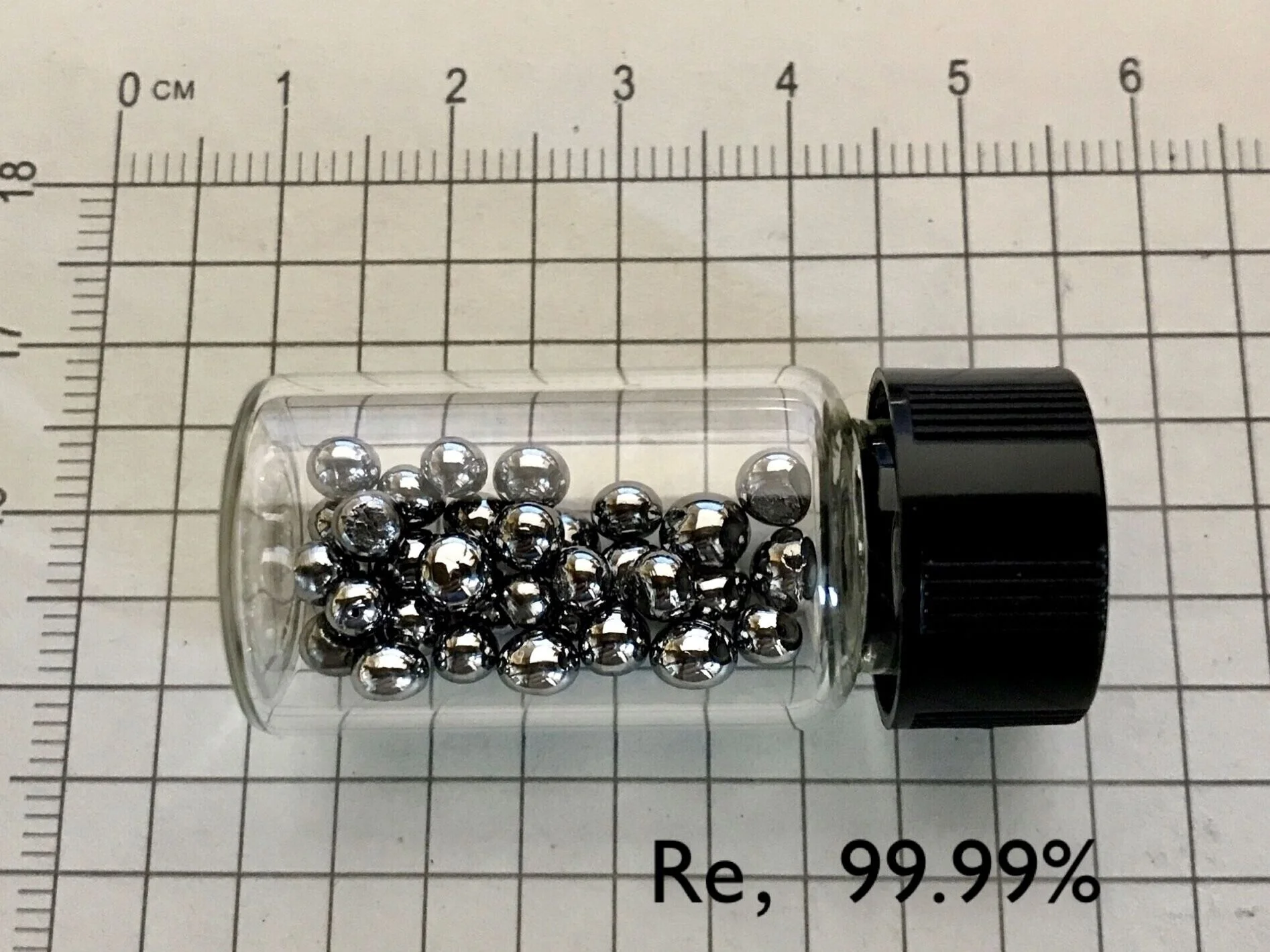 Rhenium Metal 99.95% Pure 0.5 Gram Arc-melted Beads For Element ...