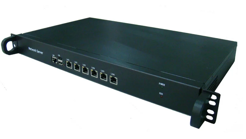 Intel D525 6lan 1u Router Firewall Chassis Pfsense Firewall Barebone ...