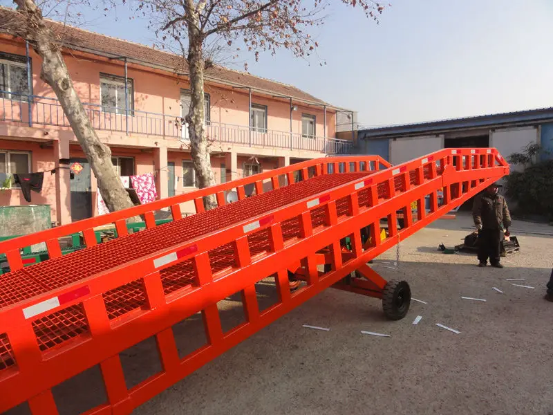 Portable Cargo 10t Steel Truck Unloading Ramp Flyover - Buy Truck ...