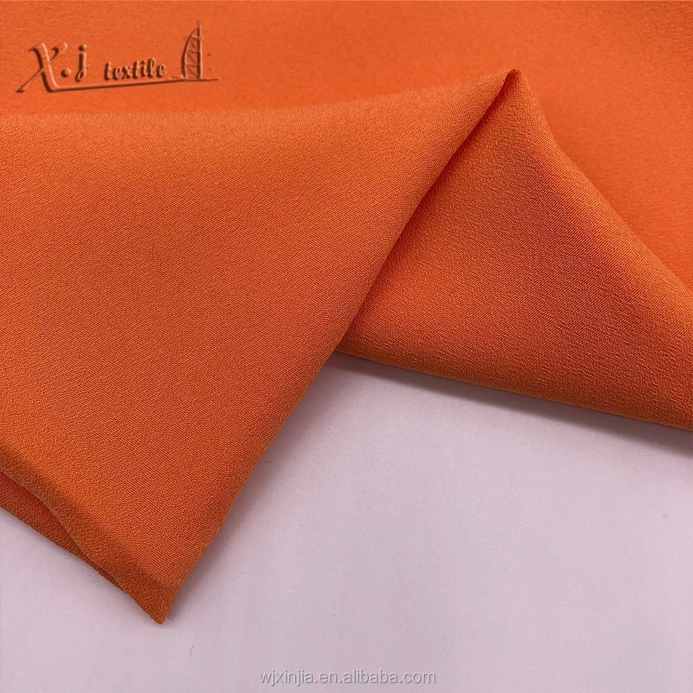 Polyester Crepe De Chine Fabric/ Stretch Poly Silky CDC Fabric| Alibaba.com