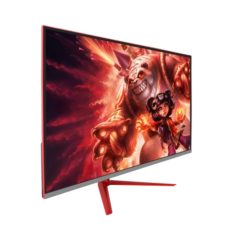 Red Color Frameless Pure Screen 27 Inch 2560x1440 144hz Gaming Monitor ...