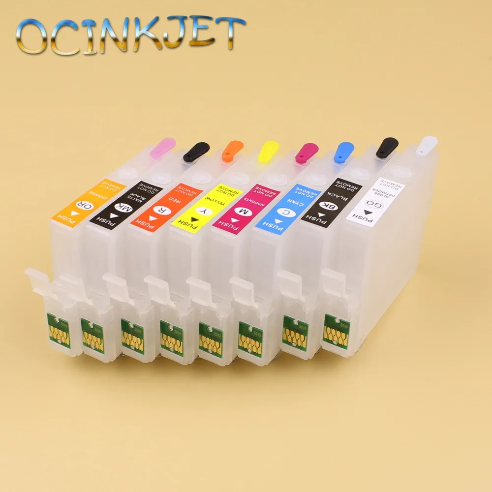 Ocinkjet Empty Refillable Ink Cartridge With Chip For Epson Surecolor ...