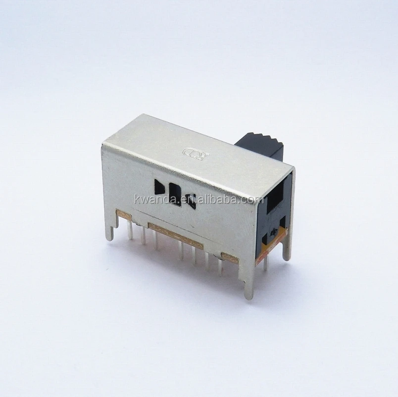 4p3t Slide Switch - 4 Pole 3 Position Horizontal Schematic