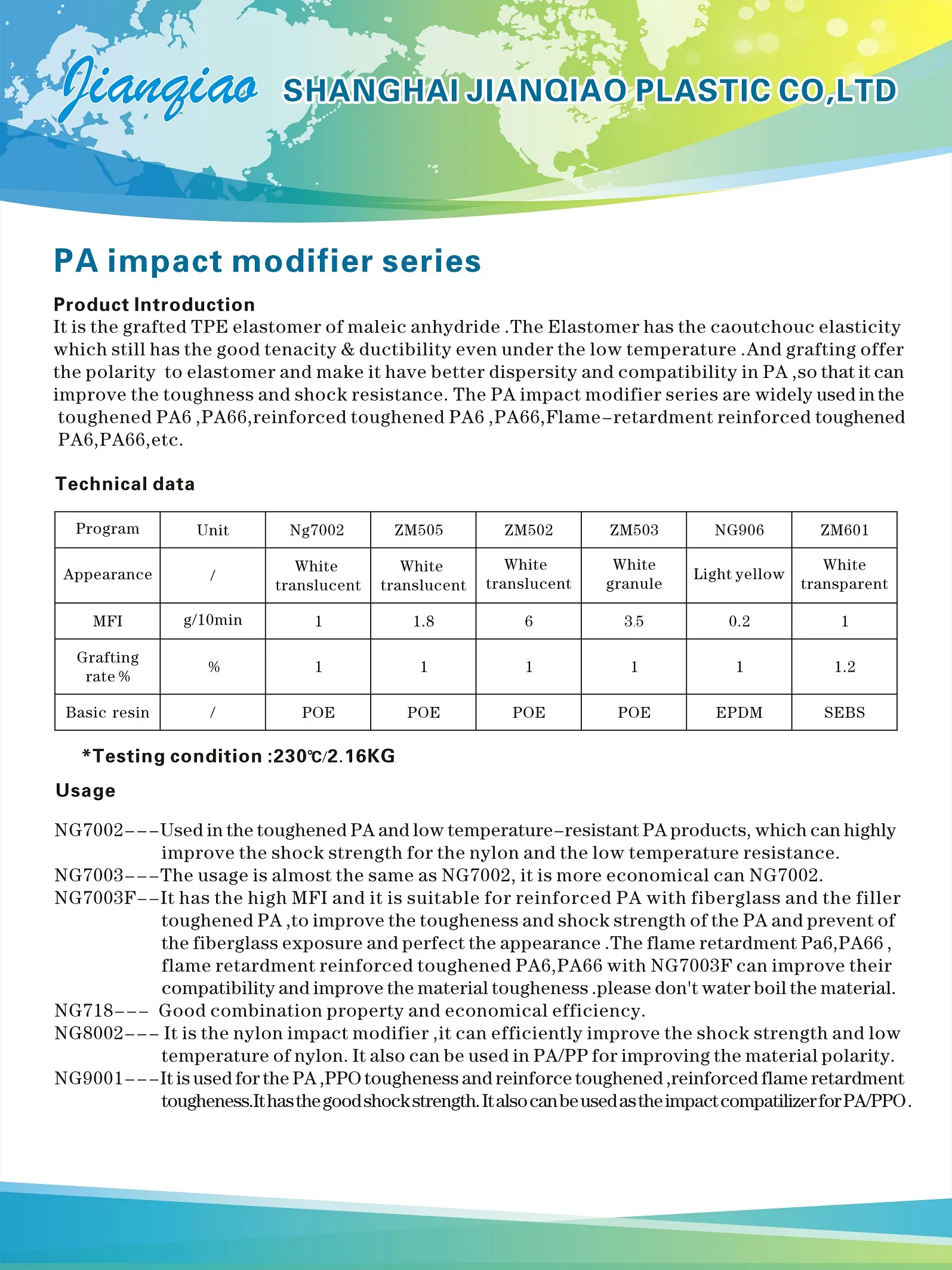 PA Impact Modifier by Poe-G-Mah - Enhance Plastic Performance