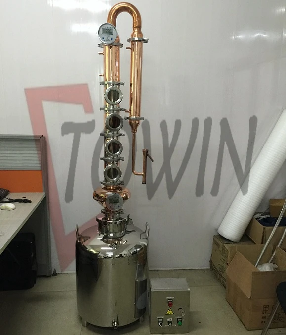 Distillery 50l Alcohol Distillation Equipment Still Apparatus for Sale