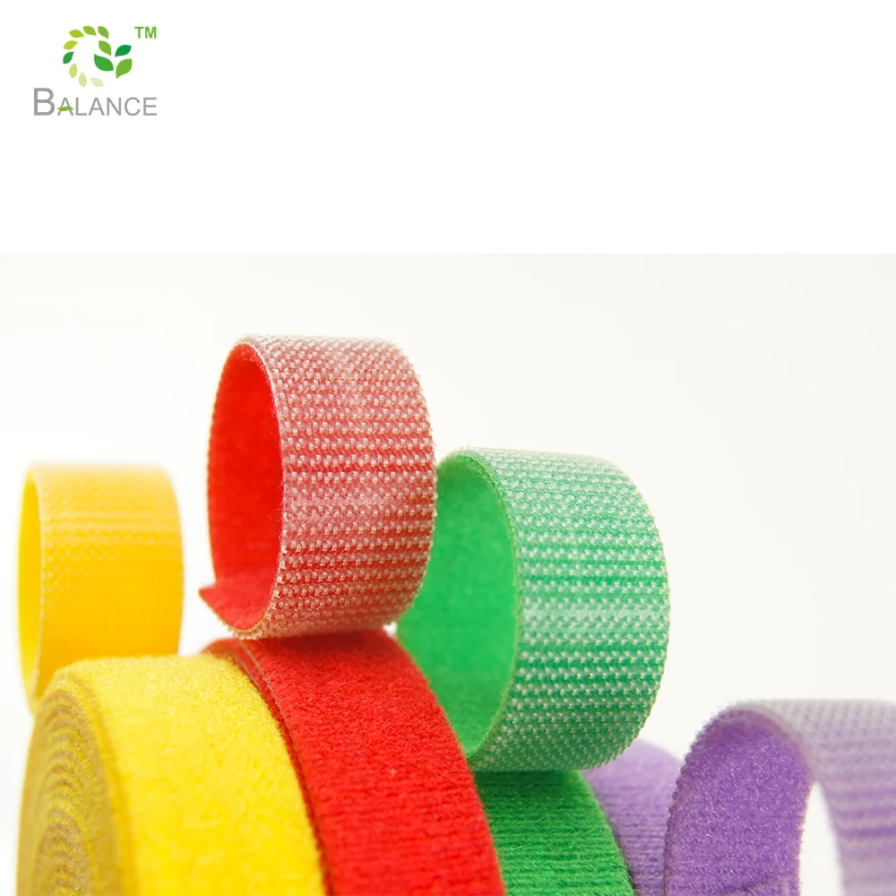 Nylon Polyester Fastener Back To Back Hook And Loop Cable Straps With ...