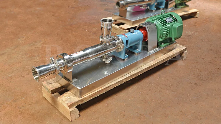 Gw Stainless Steel Food Grade Mono Screw Pump For Mayonnaise / Salad ...