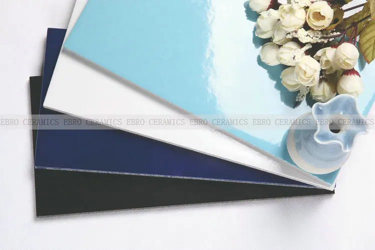 Ebro Ceramic Blue Swimming Pool Edge Finger Grip Tiles