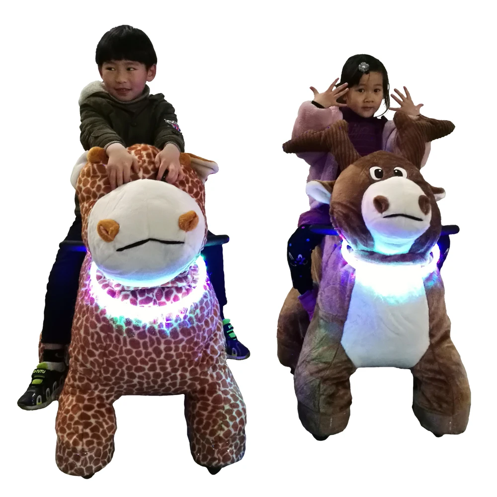 Plush Animal Electric Scooter - Ride in Style & Comfort