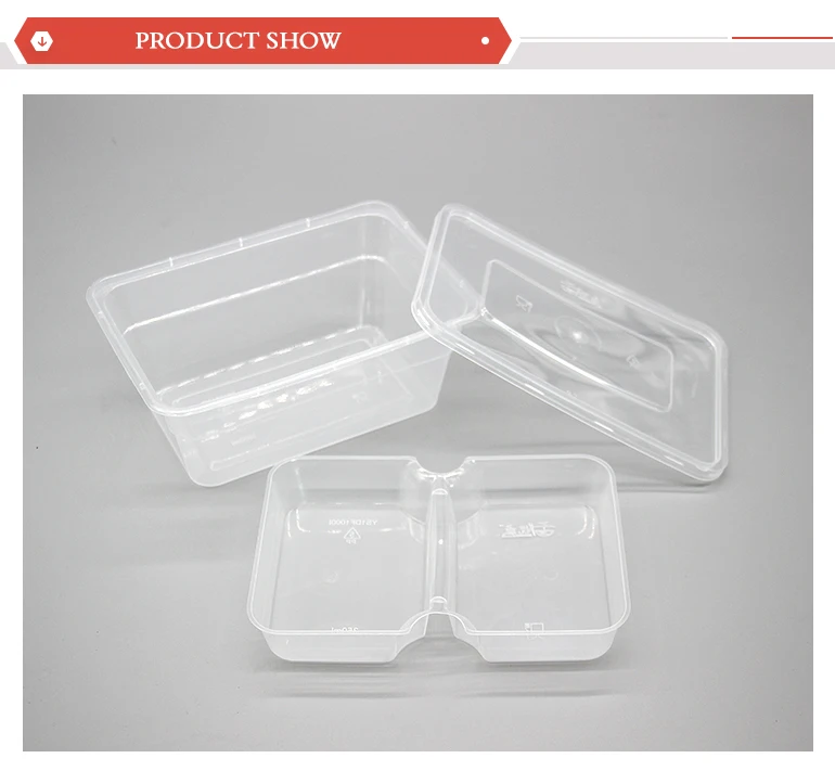 Takeaway Containers 2 Compartment Disposable Box Eco Friendly Food ...