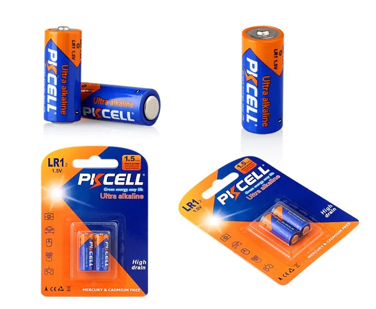 Top Selling 1.5v N Size Mn9100 Lr1 Am5 Alkaline Battery - Buy Lr1,Lr1 ...