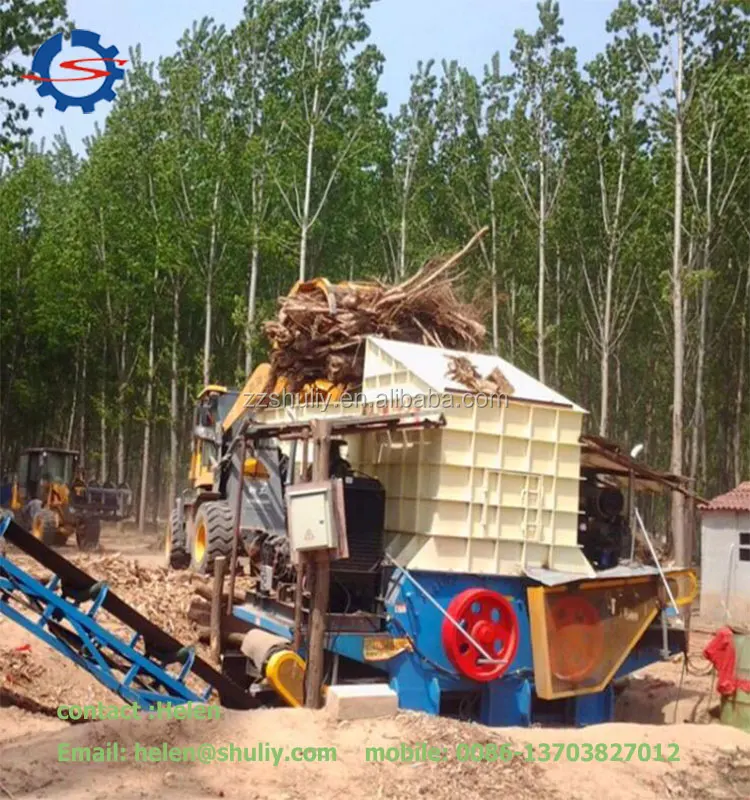Tree Stump And Tree Roots Crusher Manufacturer Tree Roots Grinding ...