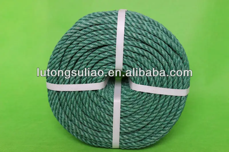 6mm Green Recycled PE Rope - Durable and Eco-friendly