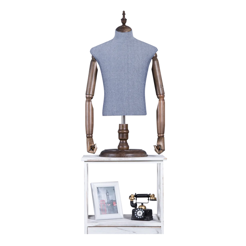 80f-5m Upper Body Dressmaker Tailors Dummy Male Mannequins Dress Form ...