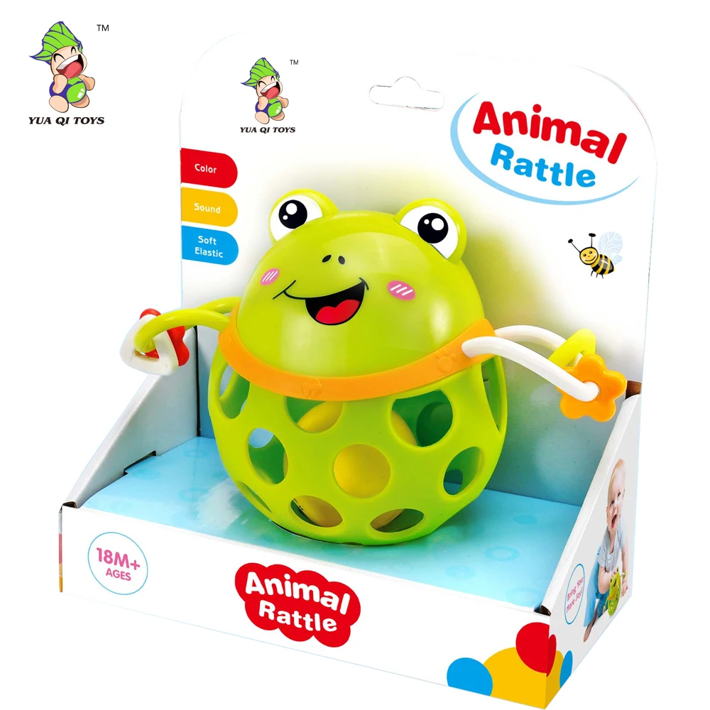 Cute Rubber Animal Frog Baby Rattle Toys - Buy Baby Rattle Toys,Rattle ...