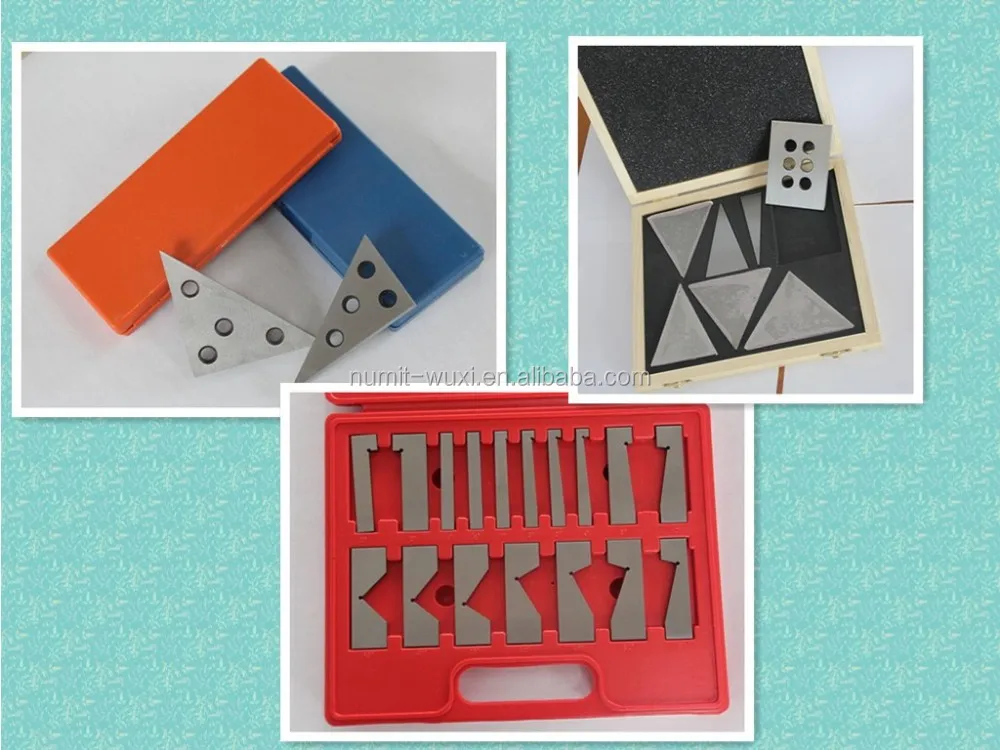 7pcs Precision Angle Blocks Set 15,30,45,50,60,75,90 Degree - Buy 7pcs ...