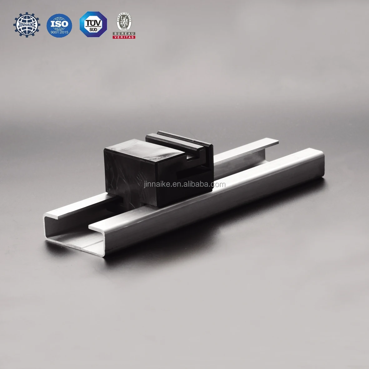 Sliding Gate Nylon White Block Guide & Channel by Jinnaike