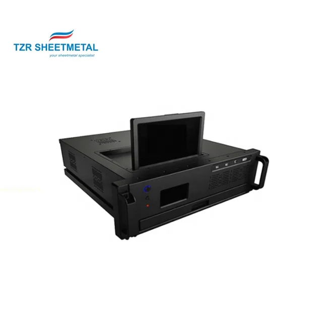 Metal Aluminum Enclosure Ventilated Instrument Chassis Computer Case 4u ...