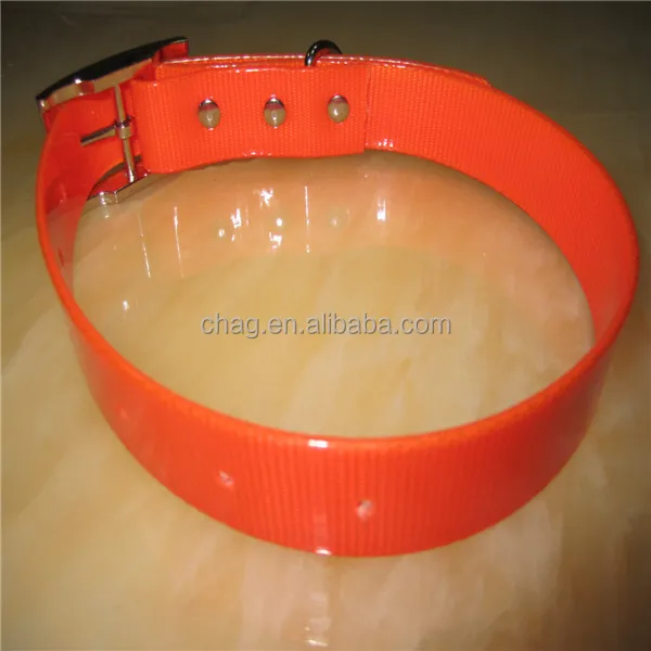 Plush Polyurethane Coated Nylon Webbing Dog Collar Decoration Cg Pet ...
